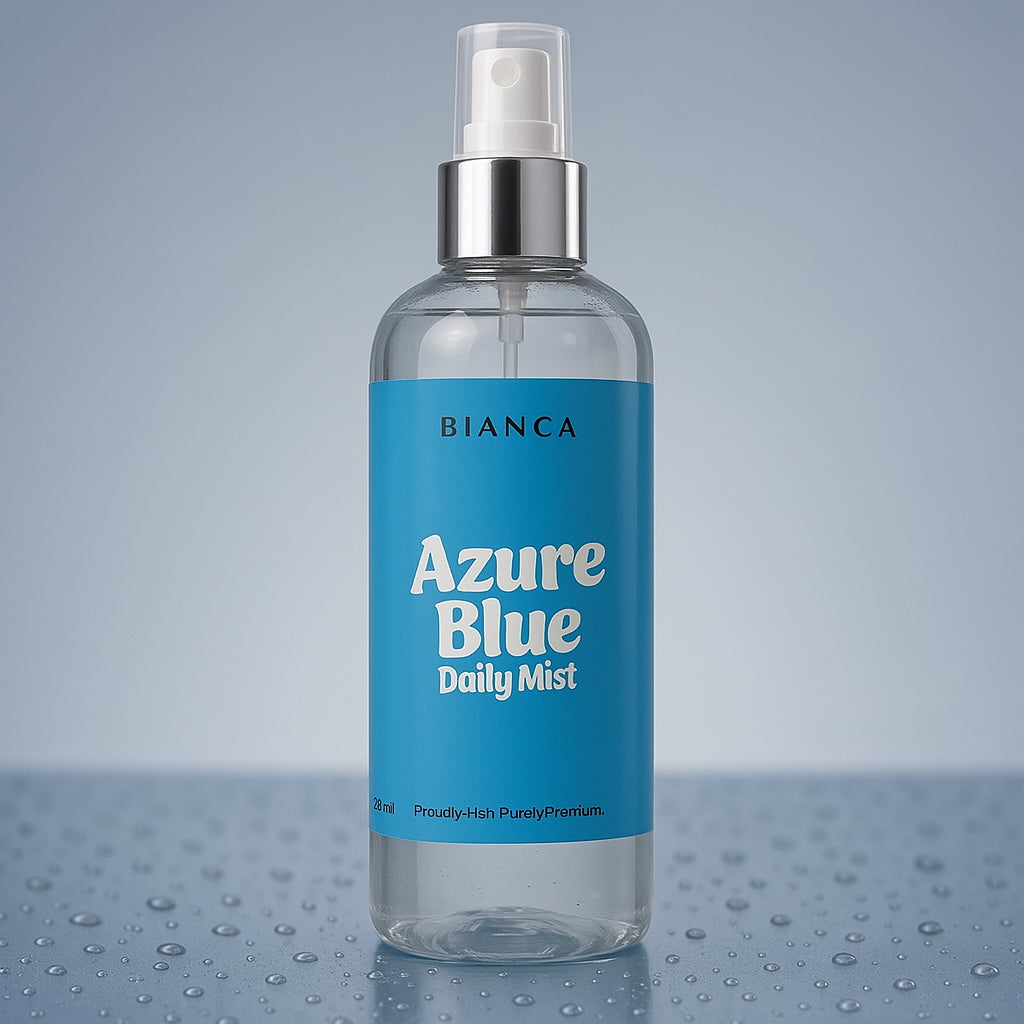 Azure Blue Daily Mist – Long-Lasting Eco-Friendly Fabric Spray